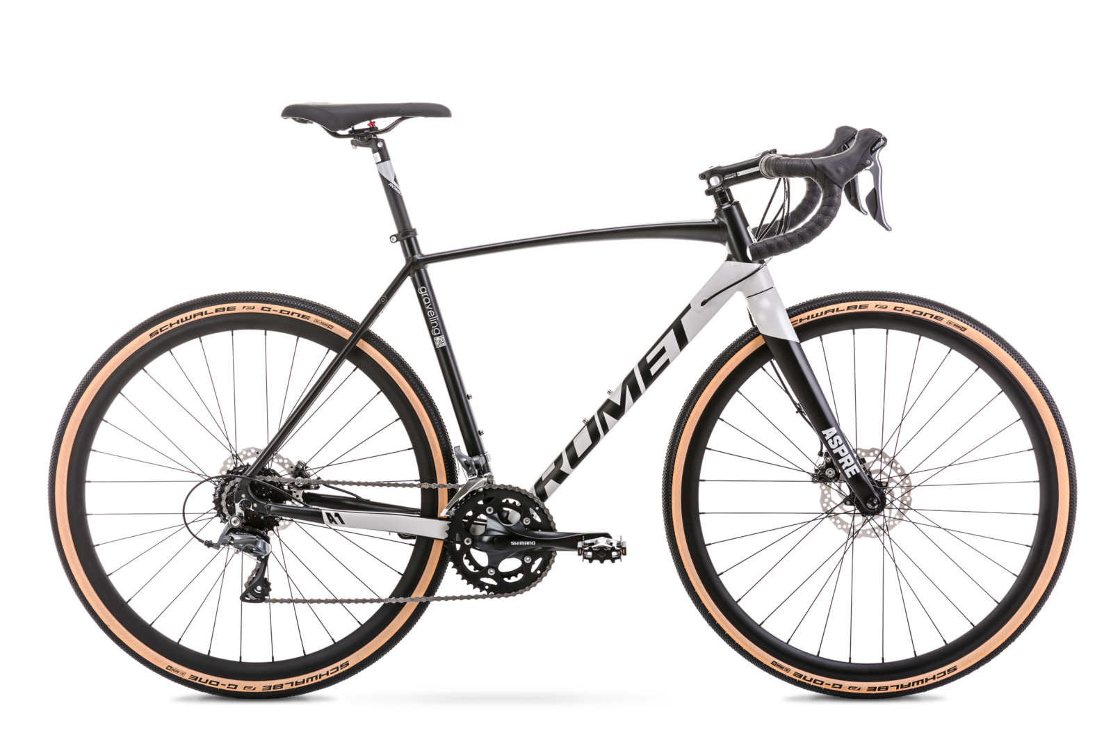 rower-gravel-romet-Aspre-1-2020-czarno-szary | Projekt kolarski #mtbxcpl